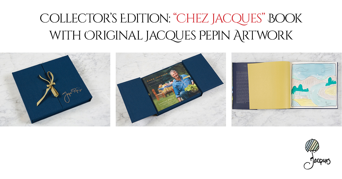“Chez Jacques” Book Collector’s Edition Box with Original Artwork